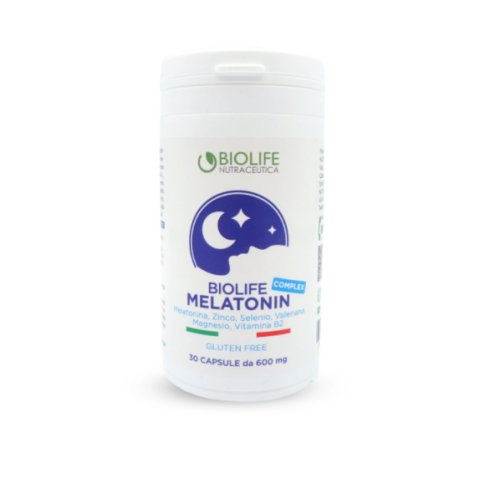 BIOLIFE MELATONINA COMPLEX 30 Cps - Farmacia Loreto